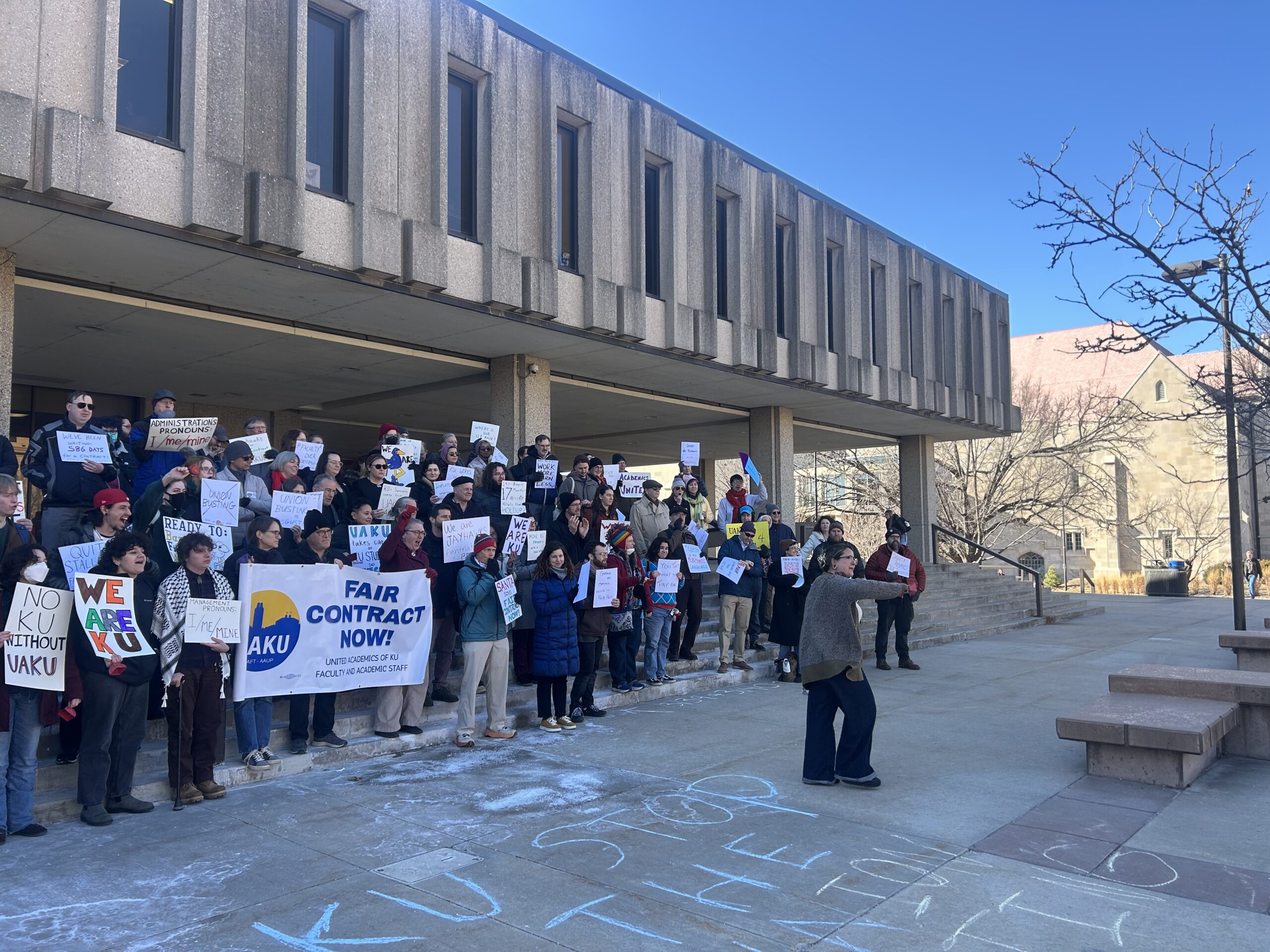 Despite progress in contract negotiations, union representing KU ...